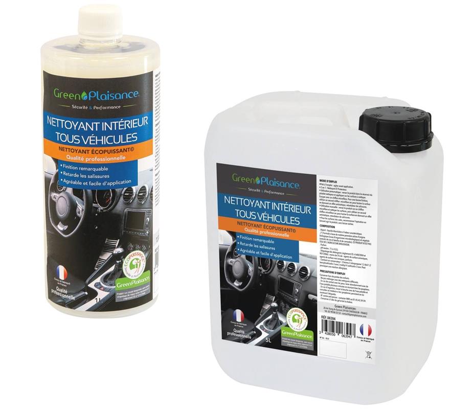 Nettoyant habitacles - Green Plaisance | Bidon de 1L 06392 ou 5L 06394