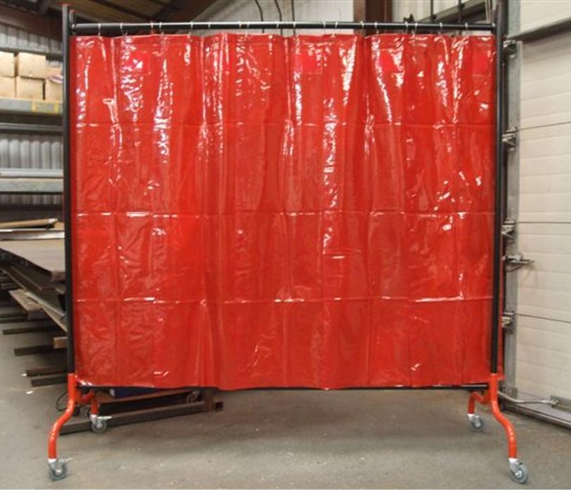 Écran de protection mobile FLEX 2000 pour atelier, rideau orange 0.4mm ...